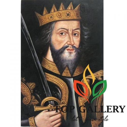 William the Conqueror painting replica,art drawing , custom oil ...